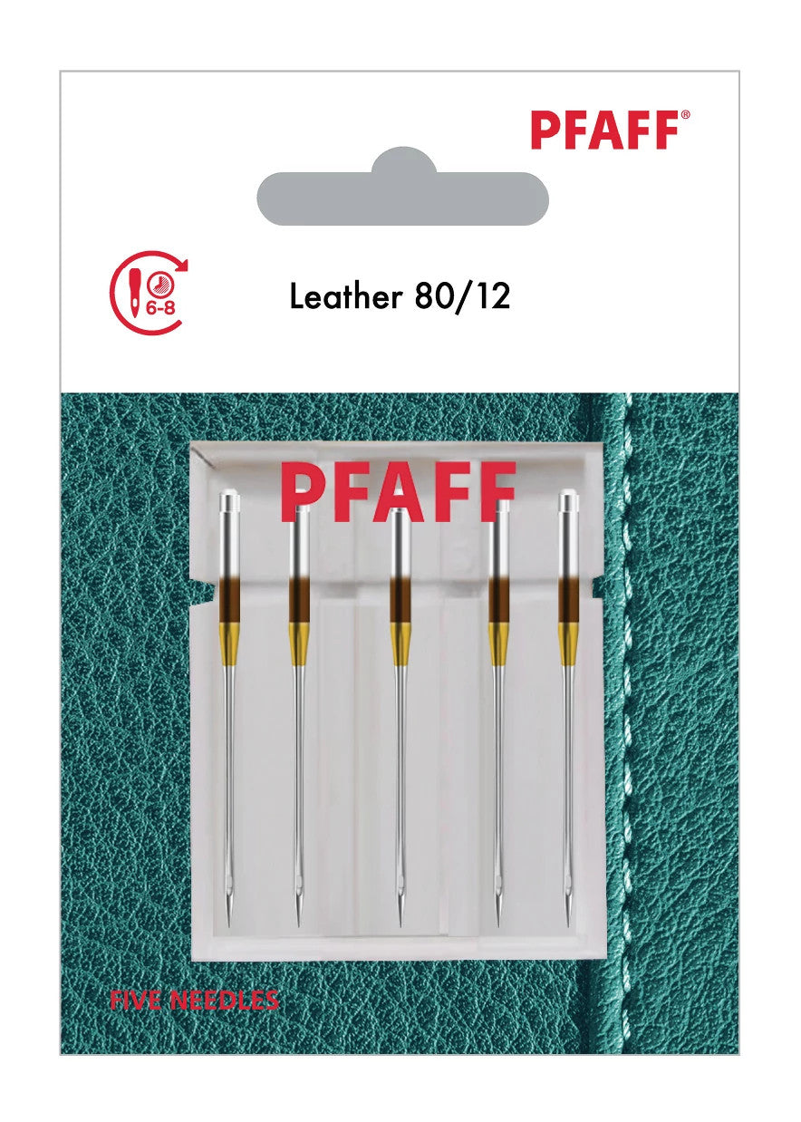 PFAFF® Leather Needles Size 80/12 5-pack | PFAFF®