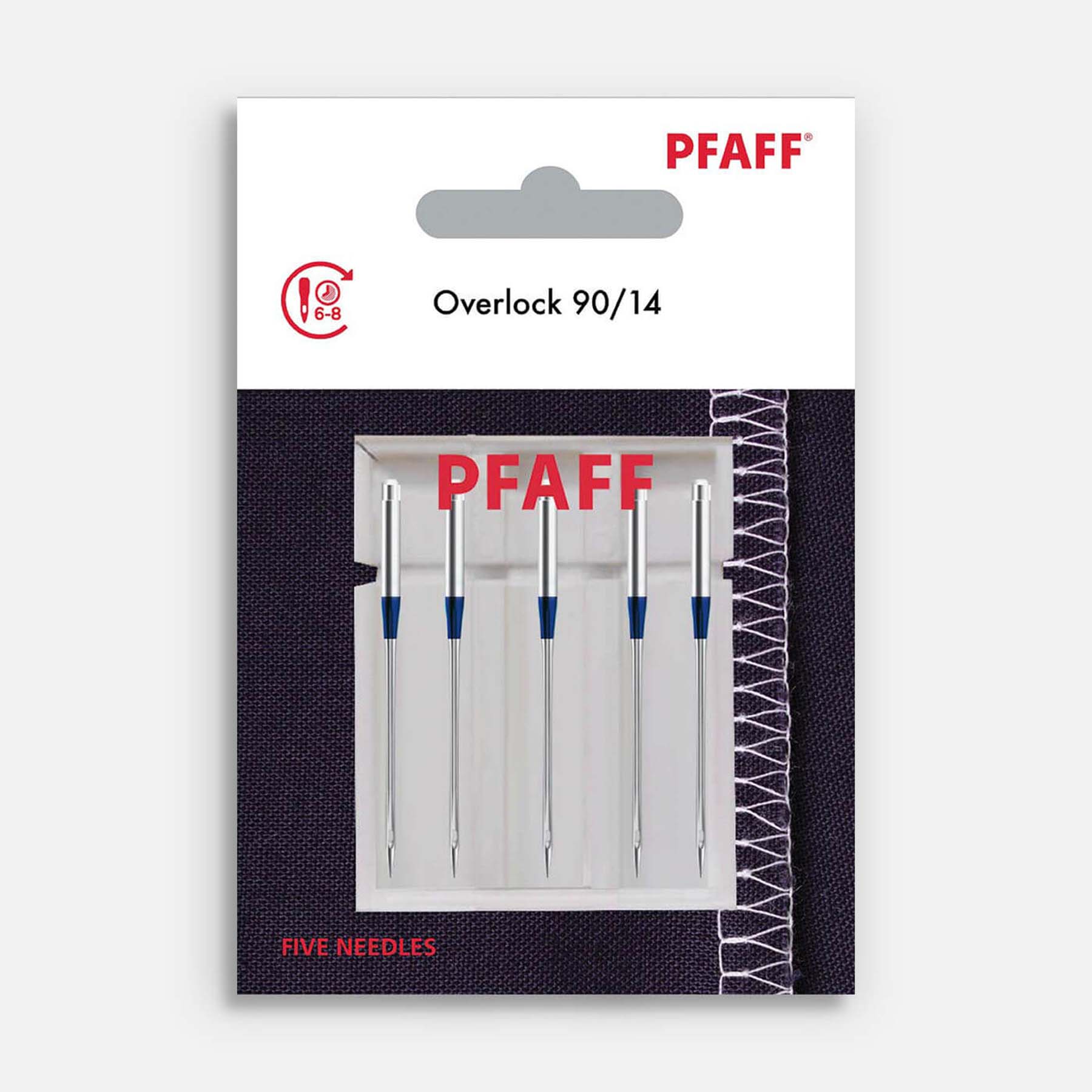 PFAFF® Overlock Needles Size 90/14 5-Pack | PFAFF®
