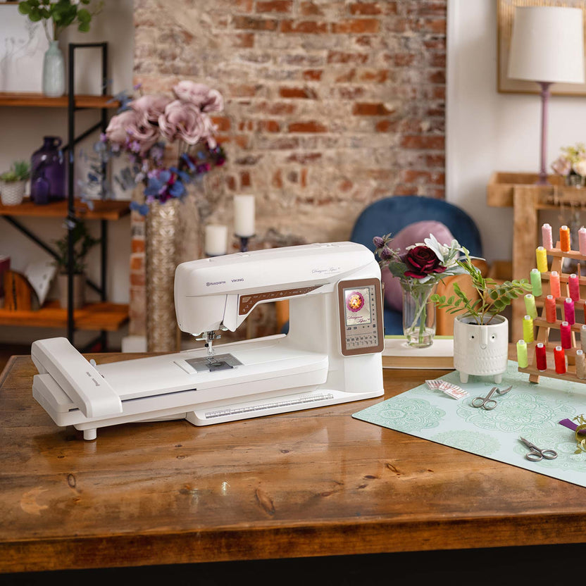Husqvarna® Viking® DESIGNER TOPAZ™ 40 Sewing & Embroidery Machine ...