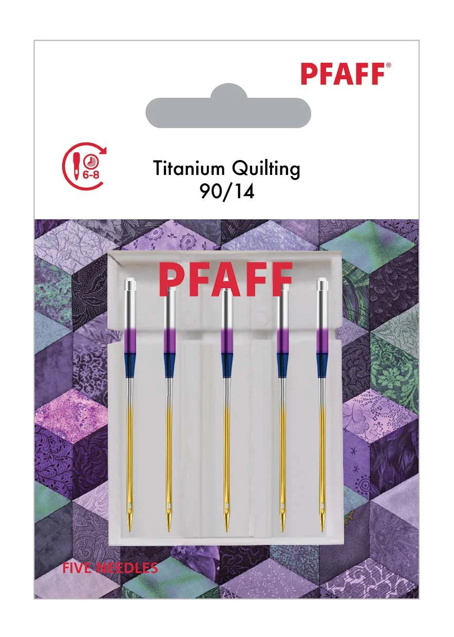 PFAFF® Titanium Quilting Needles Size 90/14 5-pack | PFAFF®
