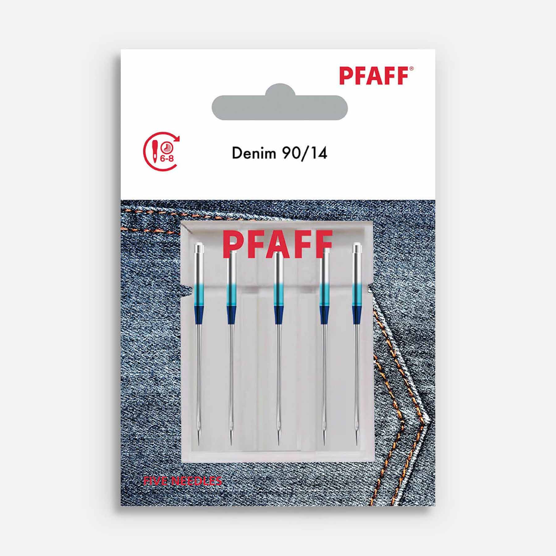 PFAFF® Denim Needles Size 90/14 5-pack | PFAFF®